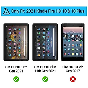 Merocab Kids Case for Fire HD 10 and Fire HD 10 Plus Tablet 11th Generation 2021 Release,Lightweight Shockproof Kid-Proof Cover with Stand for Kindle Fire HD 10 2021 11th 37