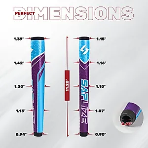 SAPLIZE Putter Grip, Midsize, Anti-Slip, Lightweight and Comfortable Golf Putter Grip