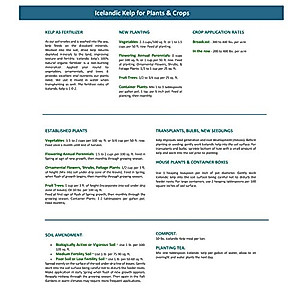 Icelandic Kelp Meal, 5lbs