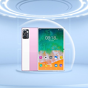 High Configuration 2+16g All-Netcom 10.1-Inch Android Tablet Computer Upgrade 10 Core IPS High-Definition Ultra-Thin WiFi Bluetooth Voice Call Game Office Tablet (Rose Gold)