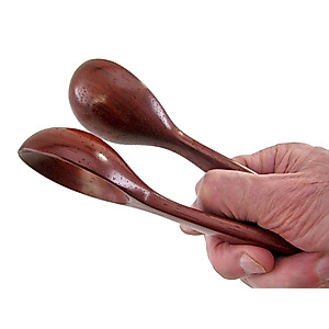 Pea Patch Padauk Musical Spoons (Gumbo Style), Short - w/free instruction booklet