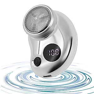 Mini Razor, Daily Shaving Razor, Electric Shaver, Portable Wet Dry Face Razor, Rechargeable Small Facial Shaver, Mens Grooming Kit, Mens Rotary Shavers, Women Epilator, Razor Kit for Men Home Travel