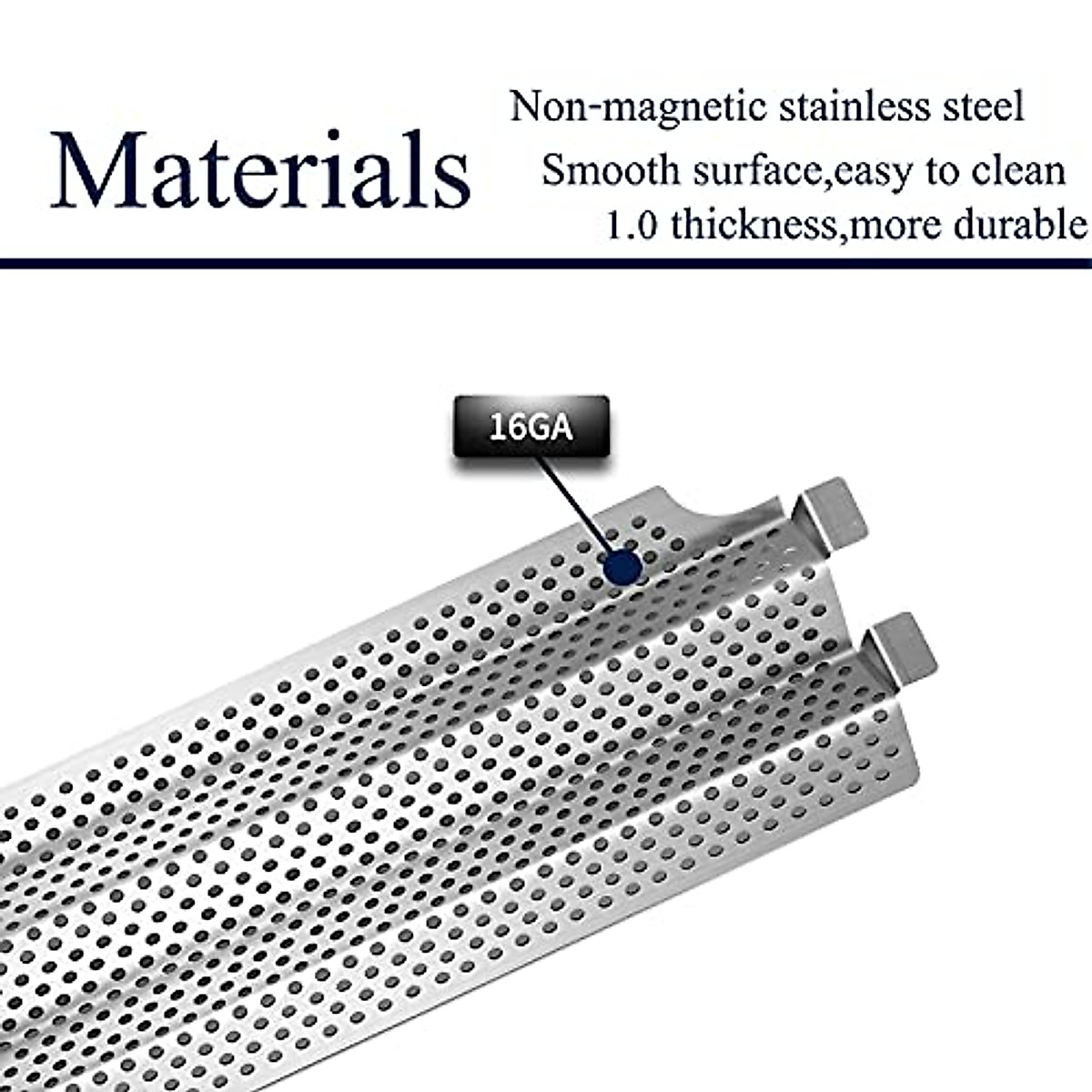 Boloda Grill Parts Replacement, 4pc Stainless Steel Heat Plate Shield for Model Viking VGBQ 30 in T Series, VGBQ 41 in T Series, VGBQ 53 in T Series, VGBQ30, VGBQ41, VGBQ53, Tamer Burner Cover