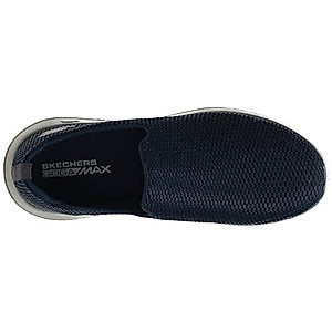 Skechers Men's Go Walk Max-Athletic Air Mesh Slip on Walkking Shoe Sneaker,Navy/Gray,10.5 M US