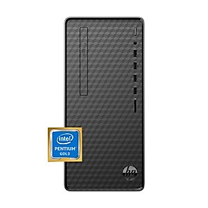 HP Desktop PC, Intel Pentium Gold G6400 Processor, 8 GB of RAM, 256 GB SSD Storage, Windows 10 Home, High-Speed Performance Computer, 8 USB Ports, Business, Study, Videos, & Gaming (M01-F1014, 2020)