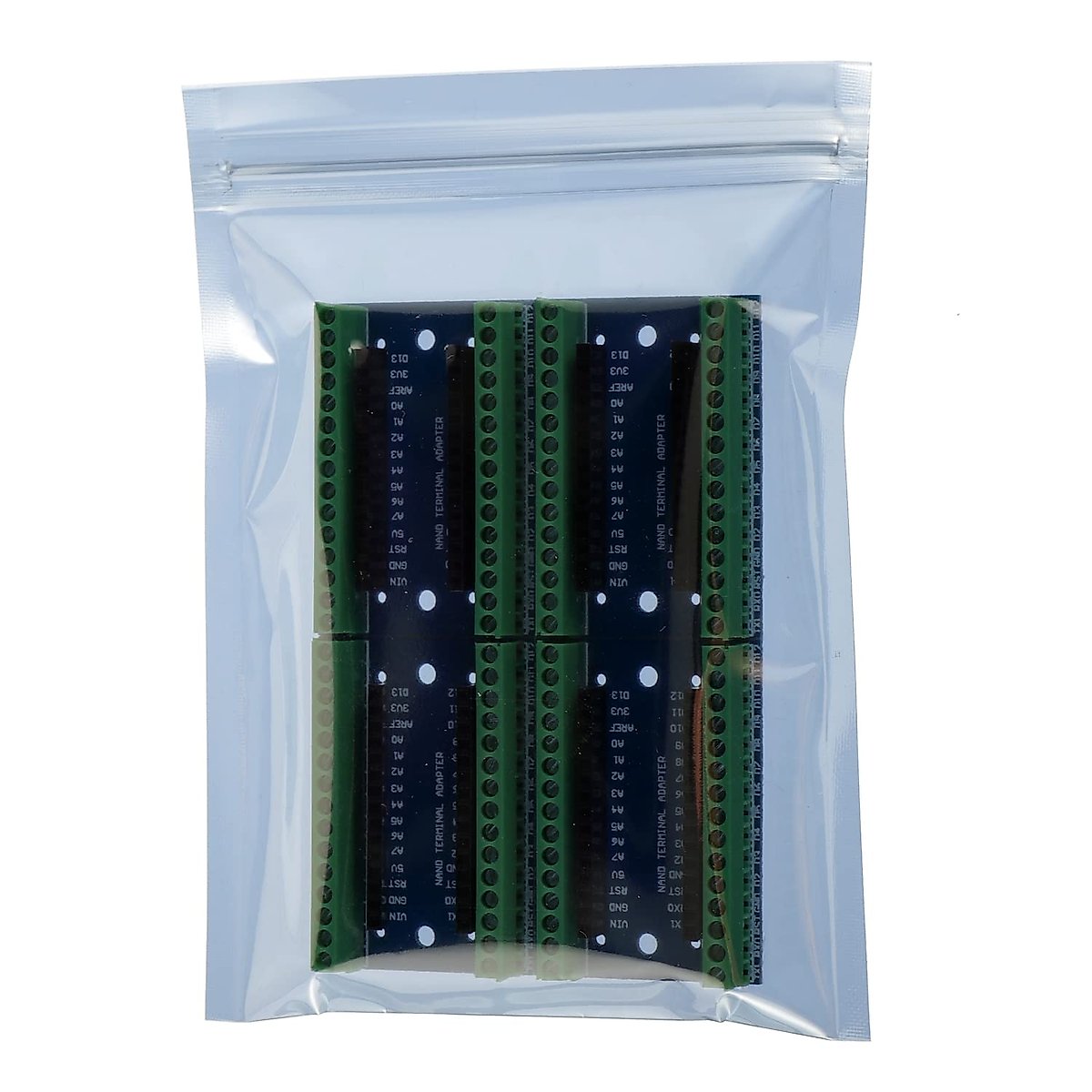 BOJACK Nano V3.0 3.0 Controller Terminal Adapter Expansion Board Nano IO Shield Simple Extension Plate for Arduino Nano AVR ATMEGA328P（4PCS）