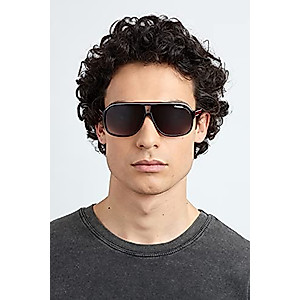 Carrera Grand Prix 2 T4O Black/White/Red Grand Prix 2 Square Pilot Sunglass