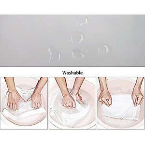 OUPAI Garment Bag for Hanging clothes, 40 inch Clear Full Zipper Suit Bags Breathable Dust Garment Cover for Closet and Cloth Storage Dustproof Closet Storage and Travel- 24'' x 40'' /10 Pack