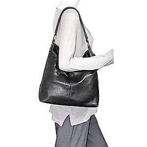 Nino Bossi Handbags Aislynn Hobo (Black)