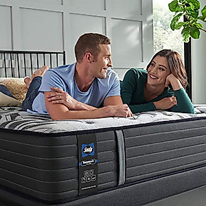 Sealy Posturepedic Plus, Tight Top 15 Plush Ultra Soft Mattress with Surface-Guard and 5-Inch Foundation, Queen, Grey