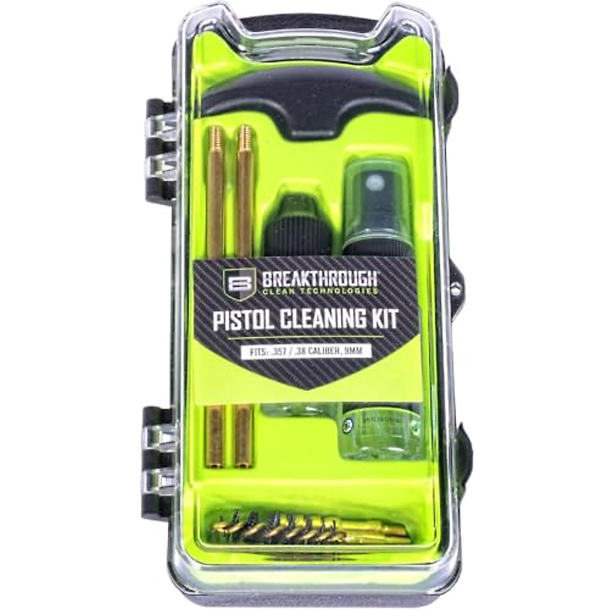 Breakthrough BT-ECC-35/38/9: BCT Vision Series Pistol Cleaning Kit - .35 Cal / .38 Cal / 9Mm