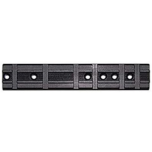 GOTICAL Ruger 10/22 Weaver and 3/8" Dovetail Mount Dovetail Predrilled Receiver Rail Mount Adapter (Black) (Rugar Rail with 30 mm Low Profile Rings)