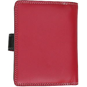 Felda RFID Genuine Leather Ladies Purse Wallet 9 Card Slots & Zipped Coin Section, Medium Size