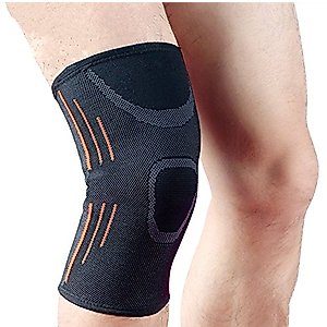 FixtureDisplays® Knee Compression Sleeve Support for Running, Jogging, Sports, Joint Pain Relief, Arthritis and Injury Recovery-Single Wrap 16813-XL-2PK