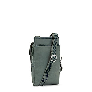 Kipling womens Women's Shani Minibag, Lightweight Crossbody Bag, Nylon Crossbody Minibag, Faded Green, 4.75 L x 8.25 H 2.25 D US