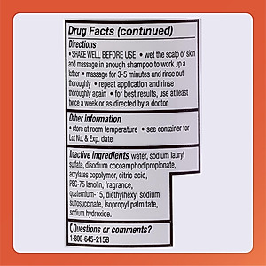 Rugby Sebex Medicated Dandruff Shampoo for Women and Men - 2% Sulfur and 2% Salicylic Acid Anti-Dandruff Shampoo - Helps With Symptoms of Seborrheic Dermatitis and Psoriasis - 4 Oz.