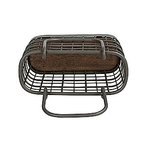 Spectrum Diversified Vintage Napkin Holder, One Size, Industrial Gray