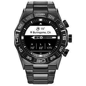 Citizen CZ Smart Gen 1 Hybrid smartwatch 44mm, Continuous Heart Rate Tracking, Fitness Activity, Golf App, Displays Notifications and Messages, Bluetooth Connection, 15 Day Battery Life