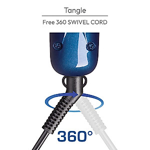 Red Pro Titanium Hair Clipper Made in USA from Imported Parts, Carbon-Steel Blade