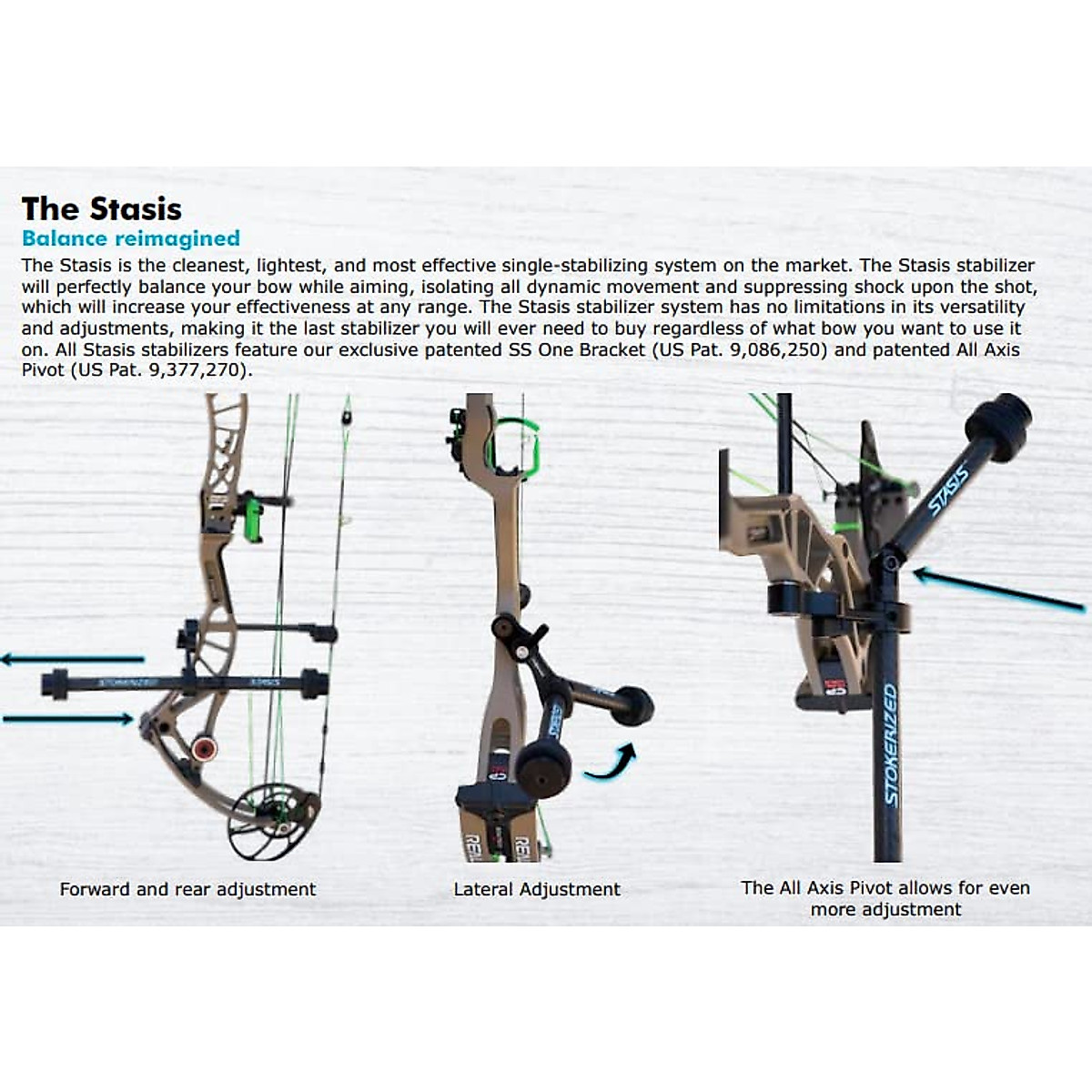 Stokerized 19" Micro Carbon Stasis STABILIZER