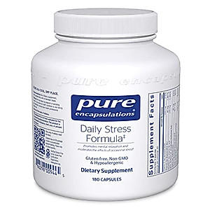 Pure Encapsulations Daily Stress Formula | Hypoallergenic Stress Defense Formula | 180 Capsules