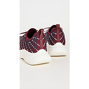 APL: Athletic Propulsion Labs Women's Zipline Sneakers, Burgundy/Midnight/Pristine, Red, Stripe, 10 Medium US