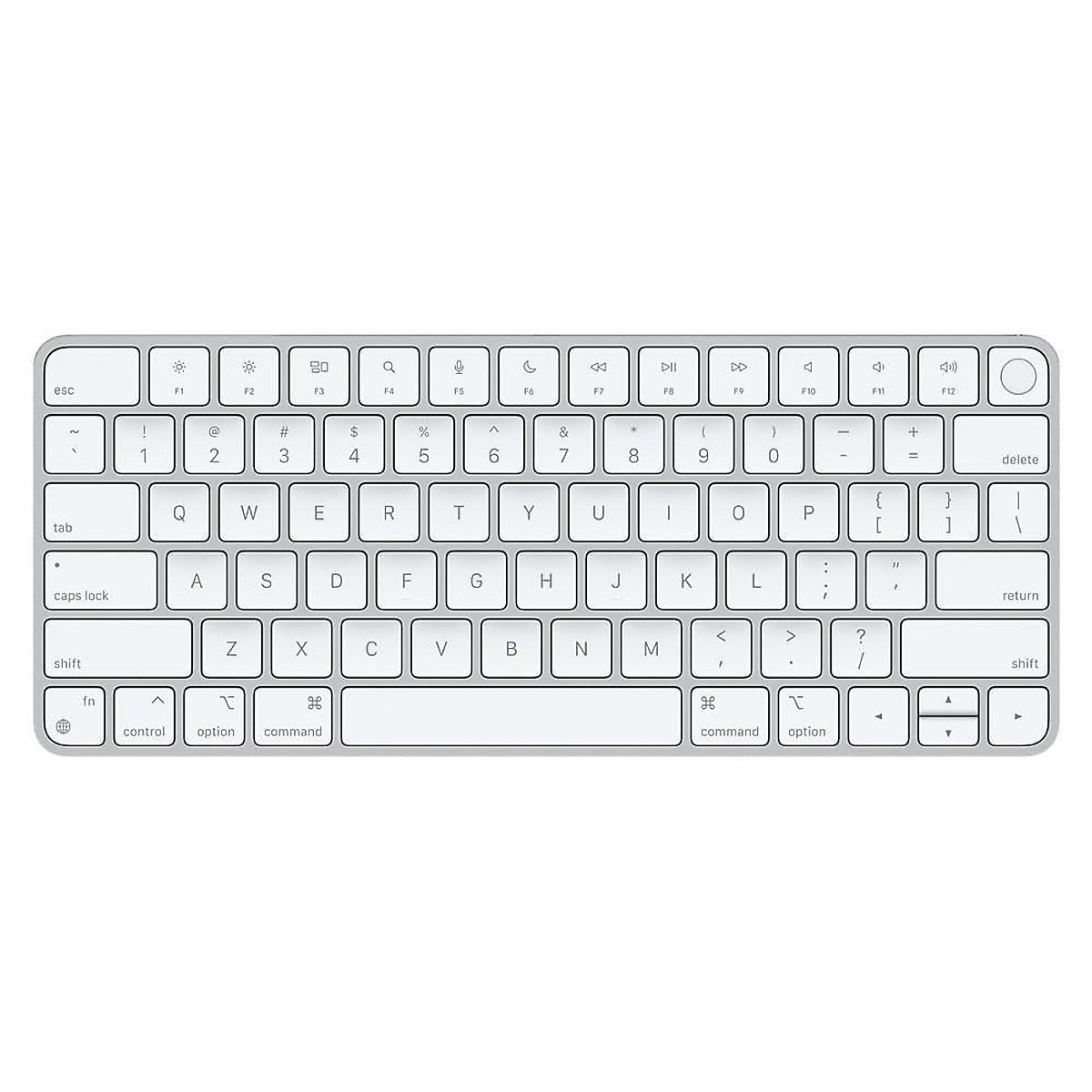 Apple Magic Keyboard with Touch ID for Mac Models with Apple Silicon (QWERTY English) Silver (Renewed)