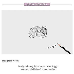 XNTBX Bracelet Charm Bead Ice Cream Truck DIY Charm 925 Sterling Silver Fits Pandora Bracelet Necklace, European Charms Bracelet