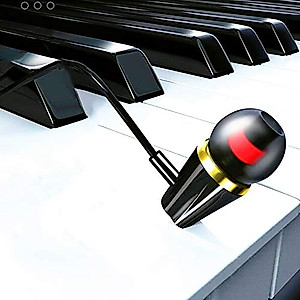 LINHUIPAD Single Earphone One Side Earplugs with Microphone 3.5mm Plug Single Earbud Stereo Sound Reinforced Cord Compatible Samsung,Radio