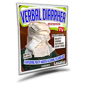 Gears Out Verbal Diarrhea Protection System - Diaper Gag Gift for Teens and Adults, Potty Mouth Filtering Technology, OSFM