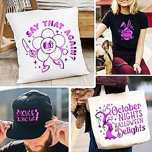 WRAPXPERT Foil HTV Soft Metallic Heat Transfer Vinyl Roll Chrome 12" x 5ft Iron on Vinyl for Shirts, Easy to Cut and Transfer for Garments, DIY T-Shirts,Rose Pink