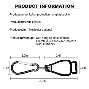 NANHONG 4pcs Glove Clips for work Glove Holders,Ideal for glove clips for construction
