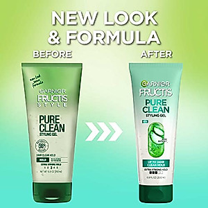 Garnier Fructis Style Pure Clean Styling Gel, 6.8 Ounces