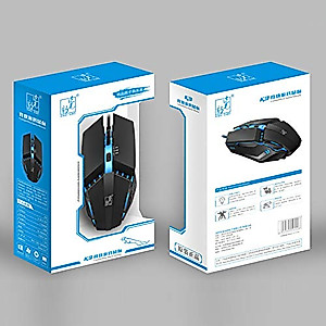 Akin K3 USB Wired Gaming Mouse Notebook Gaming Mouse 7-color RGB RGB Chroma Backlit Competitive Mouse Ergonomic 7 Button Programmable Mouse