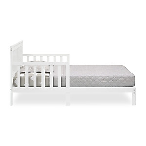 Delta Children Collins Wood Toddler Bed, Greenguard Gold Certified, Bianca White