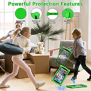 Contixo Kids Tablet V10, 7-inch HD, Ages 3-7, Toddler Tablet with Camera, Parental Control, 32GB,WiFi, Learning Tablet for Children with Teacher's Approved Apps, Kid-Proof Case & Stylus, Green