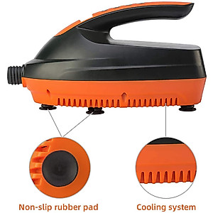 Tuomico SUP Pump Electric Paddle Board Pump with Auto-Off Feature,Portable Inflator for Inflatable, Paddleboard,Kayak, Boats, Rafts, Pool Toys, 12V DC Car Connection