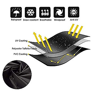 StorMaster 73 Inch Patio Hanging Chaise Lounge and Stand Cover Waterproof Outdoor Curved Steel Hammock Lounger Swing Chair Covers