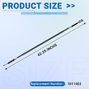 Club Car DS Brake Cable Kit Driver & Passenger Side Stainless Steel Core Cable for 1981-1999 1011403