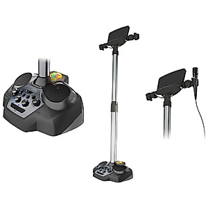 iLive IJBS90B Karaoke Singing Stand, Bluetooth, Adjustable Height, Includes 1 Microphone