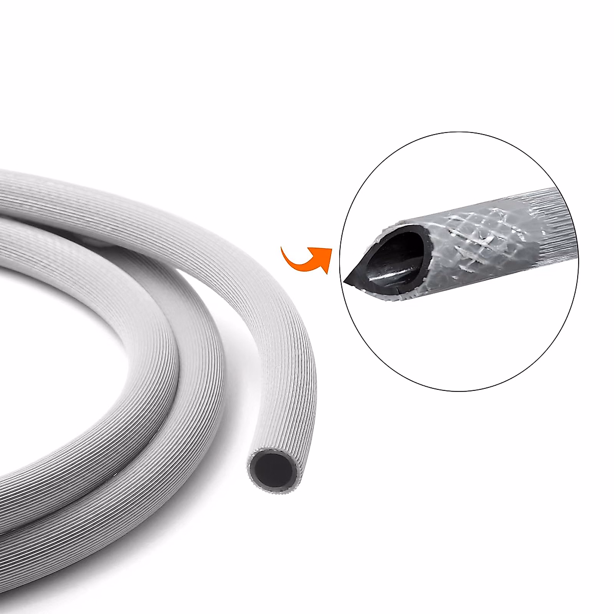 Dehumidifier Hose for Drainage 3/4" FHT, with Premium Brass Connectors (4FT)