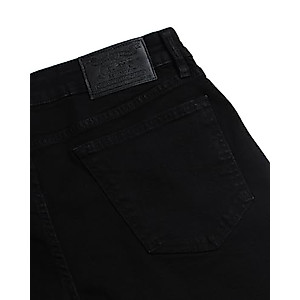 Chaps Men's Relaxed Fit Jeans - Straight Leg Stretch Comfort Denim Jeans for Men, Size 38W x 30L, Black Rinse
