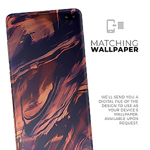 DesignSkinz Blurred Abstract Flow V11 Protective Vinyl Decal Wrap Skin Cover Compatible with The Samsung Galaxy S20 (Screen Trim & Back Glass Skin)