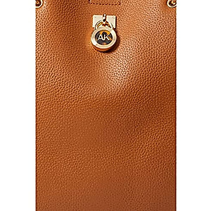 Anne Klein Lock Tote, Saddle/Saddle