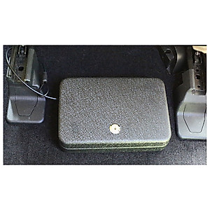 FSDC (Firearm Safety Devices - FSDC-MLC5200 Keyed Steel Lockable Gun Case & Security Box – Heavy-Duty Powder Coated Steel – TSA Approved – Compact for Easy Storage