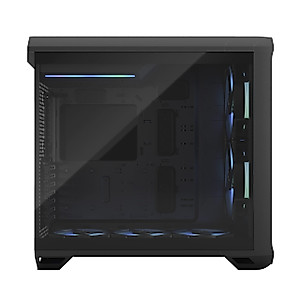 Fractal Design Torrent RGB Black E-ATX Tempered Glass Window High-Airflow Mid Tower Computer Case