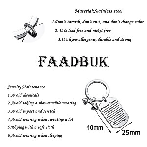 FAADBUK Personal Trainer Keychain Workout Gift Fitness Gift Gym Gift Thank You Gift for Workout Coach (Personal Trainer Keychain)