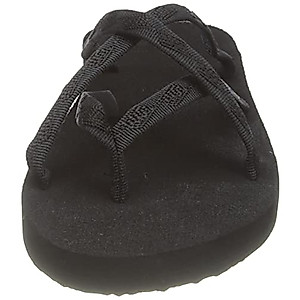 Teva Women's Olowahu Flip-Flop - 9 B(M) US - Mix Black on Black