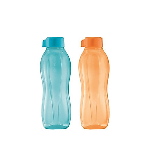 TUPPERWARE ECO SPRING Drinks Bottle 500ml 4-pc Set Tumblers