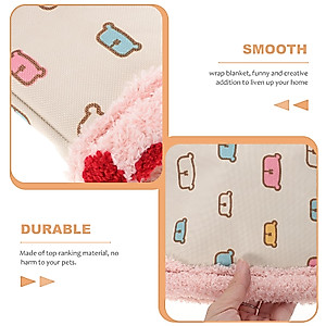 POPETPOP Hamster Bedding-Hedgehog Snuggle Sack Rat House Bed Winter Warm Fleece Small Pet Hamster Bed House Cage Nest Random Color-Small